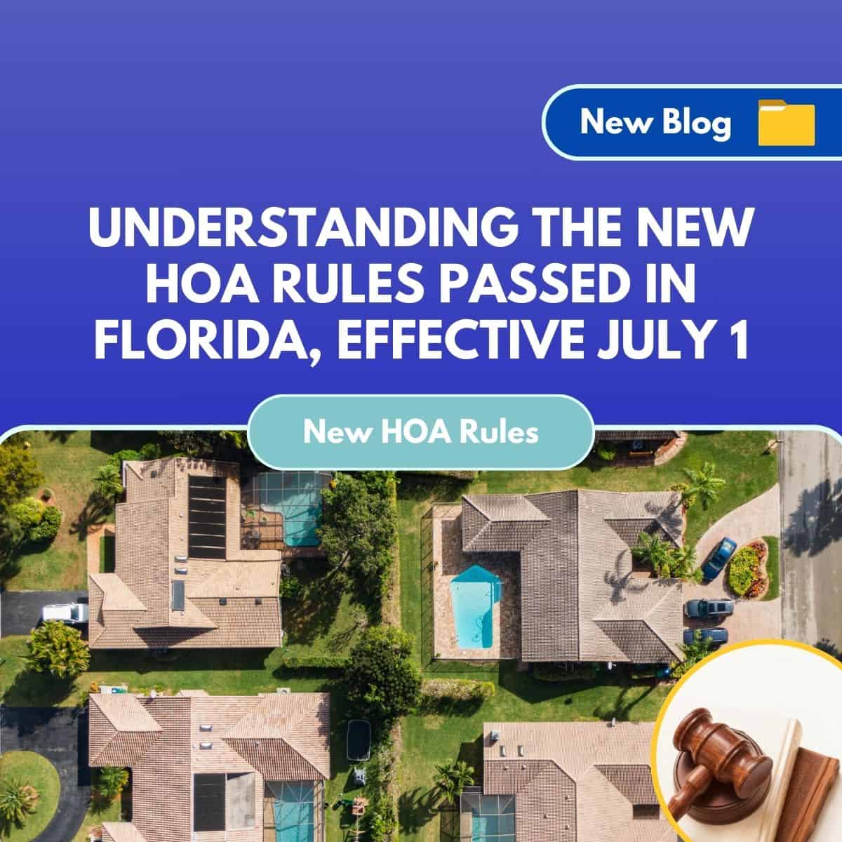 Understanding the New HOA Rules in Florida